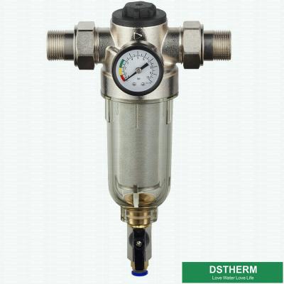 China Whole House Washable Brass Body Whole House Washable Pipeline Stainless Steel Mesh Brass Water Pre Filter for sale