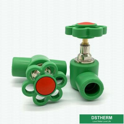 China Green 32×1" PN20 PPR Stop Valve Corrosion Resistant for sale