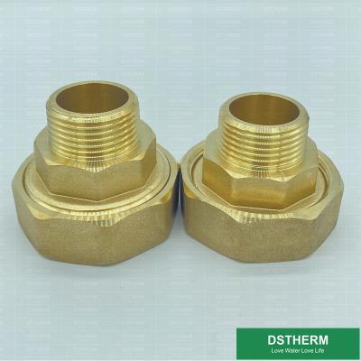 China Heavier Type Brass Threaded Inserts CW617N Brass Threaded Union for sale