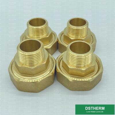 China Heavier Type Brass Threaded Inserts CW617N Brass Threaded Union for sale