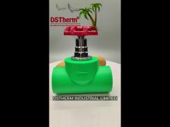 ppr heavy duty stop valve globe valve adjust flow cryogenic treatment pass seat test 20-110mm