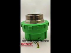 ppr male threaded coupling plastic ppr pipe fittings 75*2 1/2