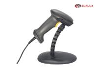 China Automatic Reading Laser Barcode Scanner with Black ABS PC Casing Anti Shock for sale