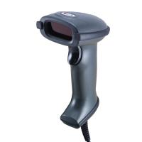 China Durable Exquisite Black Laser Wired Online Upgrade Barcode Scanner for sale