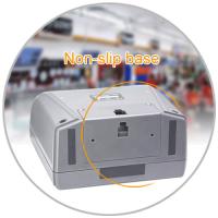 China Black Omnidirectional Laser Barcode Scanner 5 Mil Optical Resolution 32 Bit CPU for sale