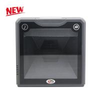 China High Speed Omnidirectional 2d Barcode Scanner With Big Scan Window Black Shell for sale