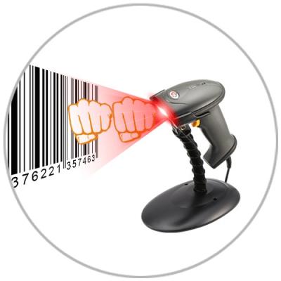 Cina Plug and play conveniente di operazione del lettore di codici a barre automatico nero in vendita