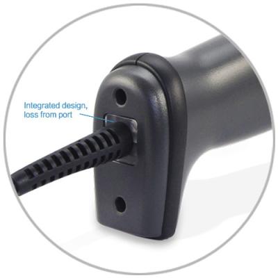 China Rugged Stylish Automatic Barcode Scanner Handfree Type For Supermarket for sale