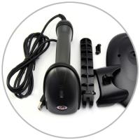 China Rugged Stylish Automatic Barcode Scanner Handfree Type For Supermarket for sale