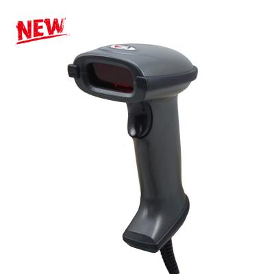China Popular 2D QR Barcode Scanner, USB Cable Black Retail Code Reader for sale