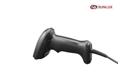 China CMOS Sensor 2D Wired Barcode Scanner Entry Level Black ABS Rugged Case for sale