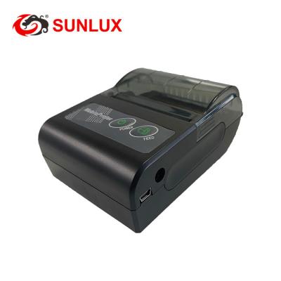 Cina Stampante portatile nera dell'etichetta del termale di Bluetooth 203DPI 58MM in vendita