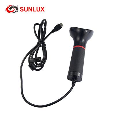 China Rugged Black 2D QR Aztec Code Barcode Scanner for sale