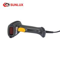 China Black 1D Handfree Wired Laser Barcode Scanner With USB COM for sale