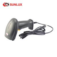 China Black 1D Handfree Wired Laser Barcode Scanner With USB COM for sale