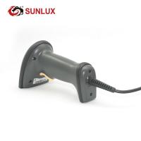 China 175x73x102mm 1D Wired Barcode Scanner With Stand USB Interface Continuous Scan for sale