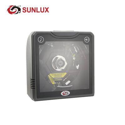 China Leitor Desktop Omnidirectional do código de barras da tabela 1D do laser do supermercado à venda