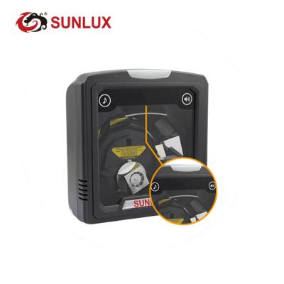 China High Speed 1D Table Laser Omni Barcode Scanner Desktop Auto Sense Scanner for sale