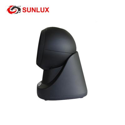 China Multi Directional Laser Barcode Scanner Round Case Adjustable USB Interface for sale