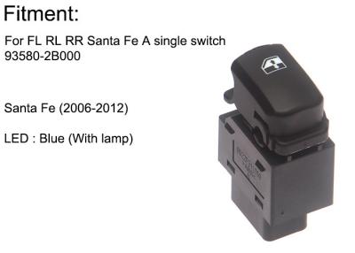 China Blue Light Hyundai Electric Window Switch Driver Side Window Switch Button for sale