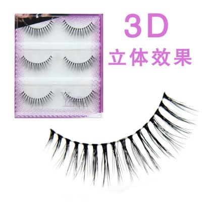 China False Eyelashes Manufacturer Wholesale 3D Synthetic False Eyelashes for sale