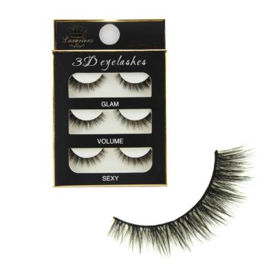 China Permanent Synthetic hair  Lashes Acrylic Private Label 3D False Eyelashes for sale