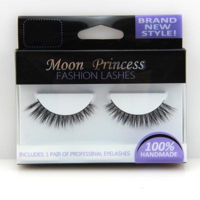 China Real Horse Hair Horse Fur False Eyelash Cotton Stalk Cross Section Eyelash for sale