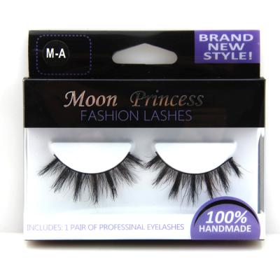 China 100% Hand Made Exaggerating Cross Horse Hair False Eyelash Cotton Stalk for sale