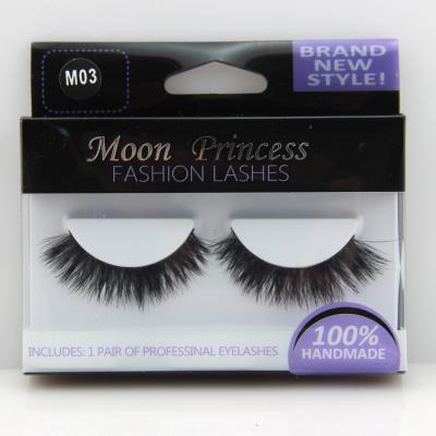 China 100% Hand Made  Horse Hair False Eyelash  Thick Cross Cotton Stalk Eyelash for sale
