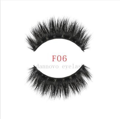 China 3D Hand Made Mink Effect False Eyelash 3D Mink Eyelashes With Custom Packaging for sale