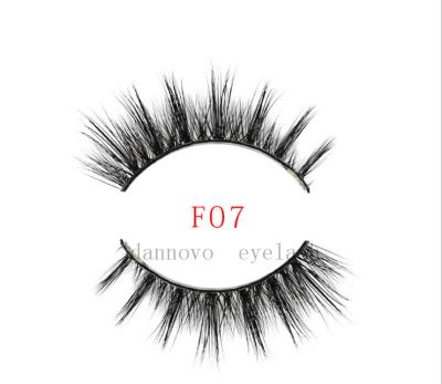 China Full vagan 100% hand made real mink fur 3D Eyelashes 20mm 22mm handmade eyelashes for sale