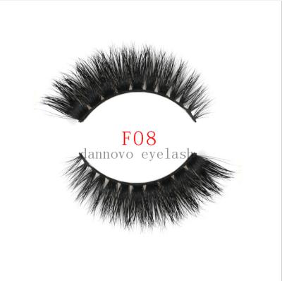 China Worldbeauty 3d mink effect false eyelash 3d mink eyelashes hand made for sale