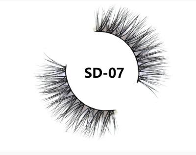 China 3D mink hair natural thick false eyelash Worldbeauty faux mink eyelashes 3d mink lashes for sale