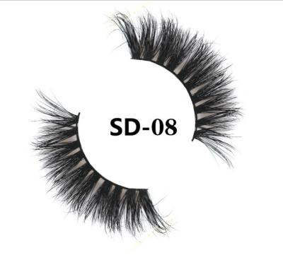 China 3D mink hair natural thick false eyelash Worldbeauty effect false eyelash for sale