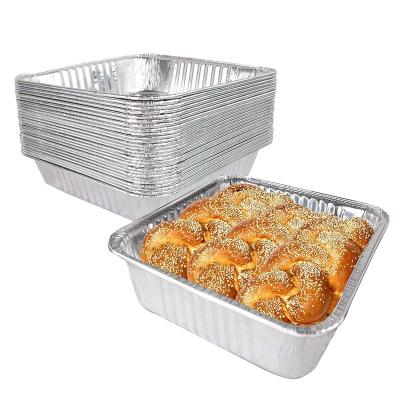 China Customized Request Accepted 1350ml Disposable Aluminum Foil Container for Food Packaging for sale