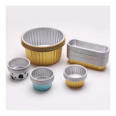 China Keuken Restaurant Volledige grootte Zilveren Goud Voedsel Bakken Aluminiumfolie Container met deksel Te koop