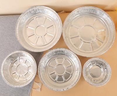 China Keuken Restaurant Volledige grootte Zilveren Goud Voedsel Bakken Aluminiumfolie Container met deksel Te koop