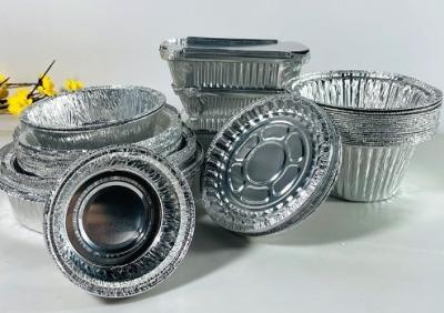 China Keuken Restaurant Volledige grootte Zilveren Goud Voedsel Bakken Aluminiumfolie Container met deksel Te koop