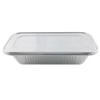 China Thickened Rectangular Aluminum Foil Pan Container 12mic 30cm for Takeout Baking Disposable for sale