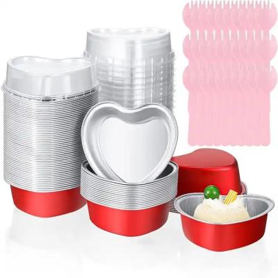 China PP Disposable Food Packaging Box for Chocolate Tin Foil Container Microwave Safe for sale