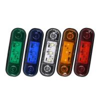 Quality Led Amber Red White Green Blue Truck Side Marker Light 12-24v Universal Voltage for sale