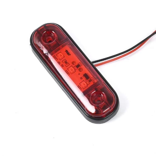 Quality Led Amber Red White Green Blue Truck Side Marker Light 12-24v Universal Voltage for sale