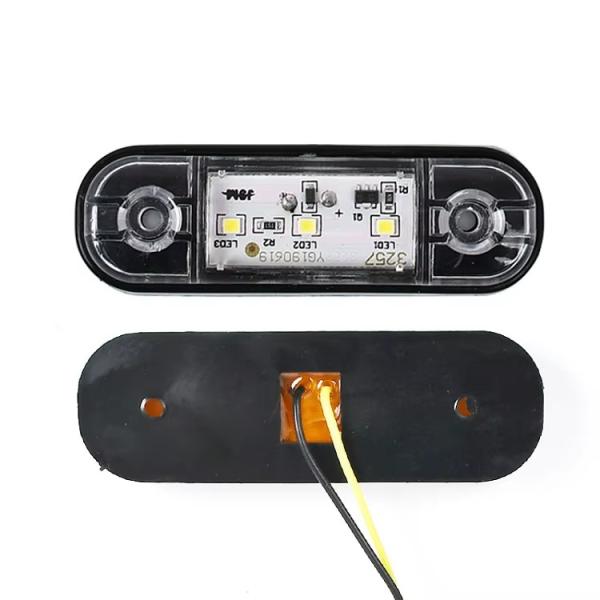 Quality Led Amber Red White Green Blue Truck Side Marker Light 12-24v Universal Voltage for sale