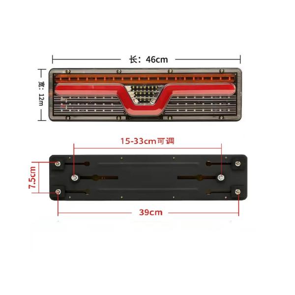 Quality 24v Led Truck Pickup Truck Led Tail Lights Led Lights For Trucks for sale
