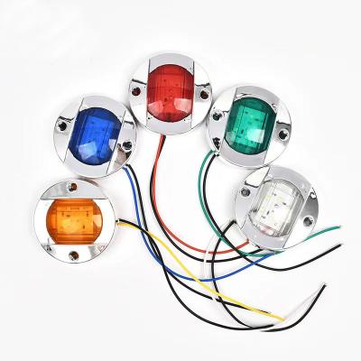 China 12v24v6led Round Signal Lamp Trailer Yacht Lamp Truck Side Lamp Truck Side Lamp Corner Lamp for sale