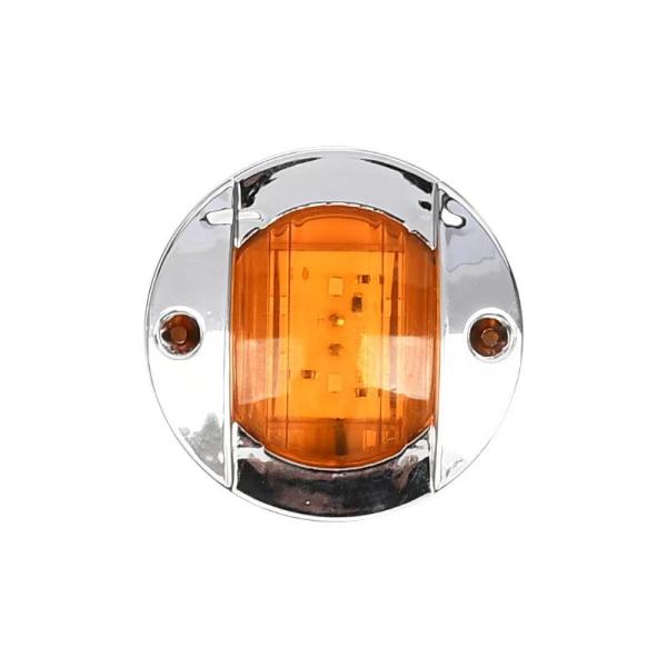 Quality 12v24v6led Round Signal Lamp Trailer Yacht Lamp Truck Side Lamp Truck Side Lamp for sale