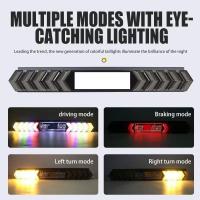 Quality New Car Devil Eyes Tail Light Trailer Trucks Car LED Rear Tail Light Red Amber for sale
