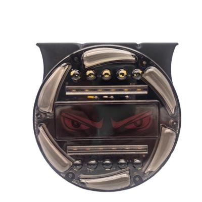 China truck LED rear tail light multifunction blinker light angel eyes high brightness turn signal brake lights running water blinker for sale