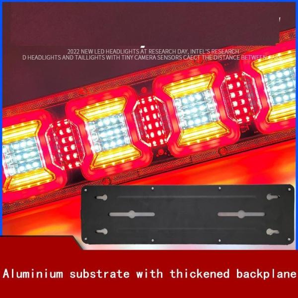 Quality New Truck Rear Tail Light 24v Universal High Brightness Waterproof Semi-trailer for sale