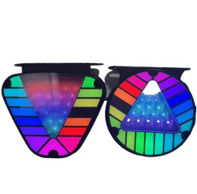 China New truck 12v24v motorbike pilot dazzle colour high brightness waterproof LED brake driving flash warning tail light for sale